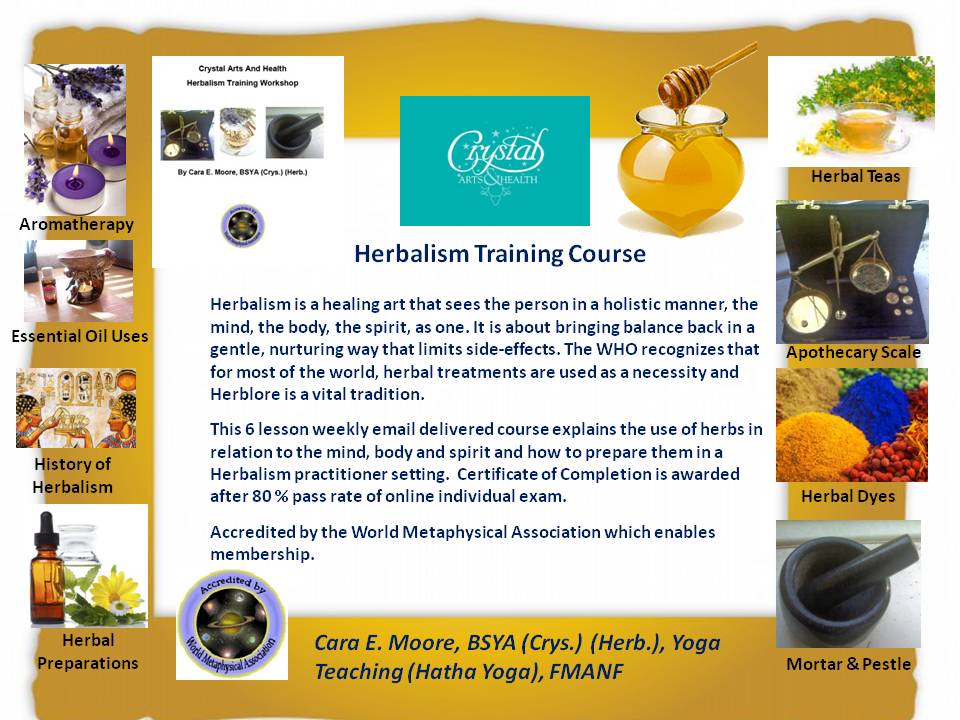 Herbalism Practitioner - Crystal Arts And Health